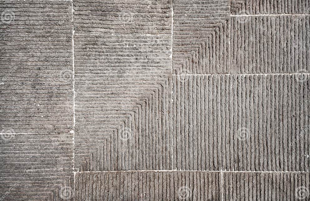 Unusual Background of Stone Blocks with Thin Vertical and Horizontal ...