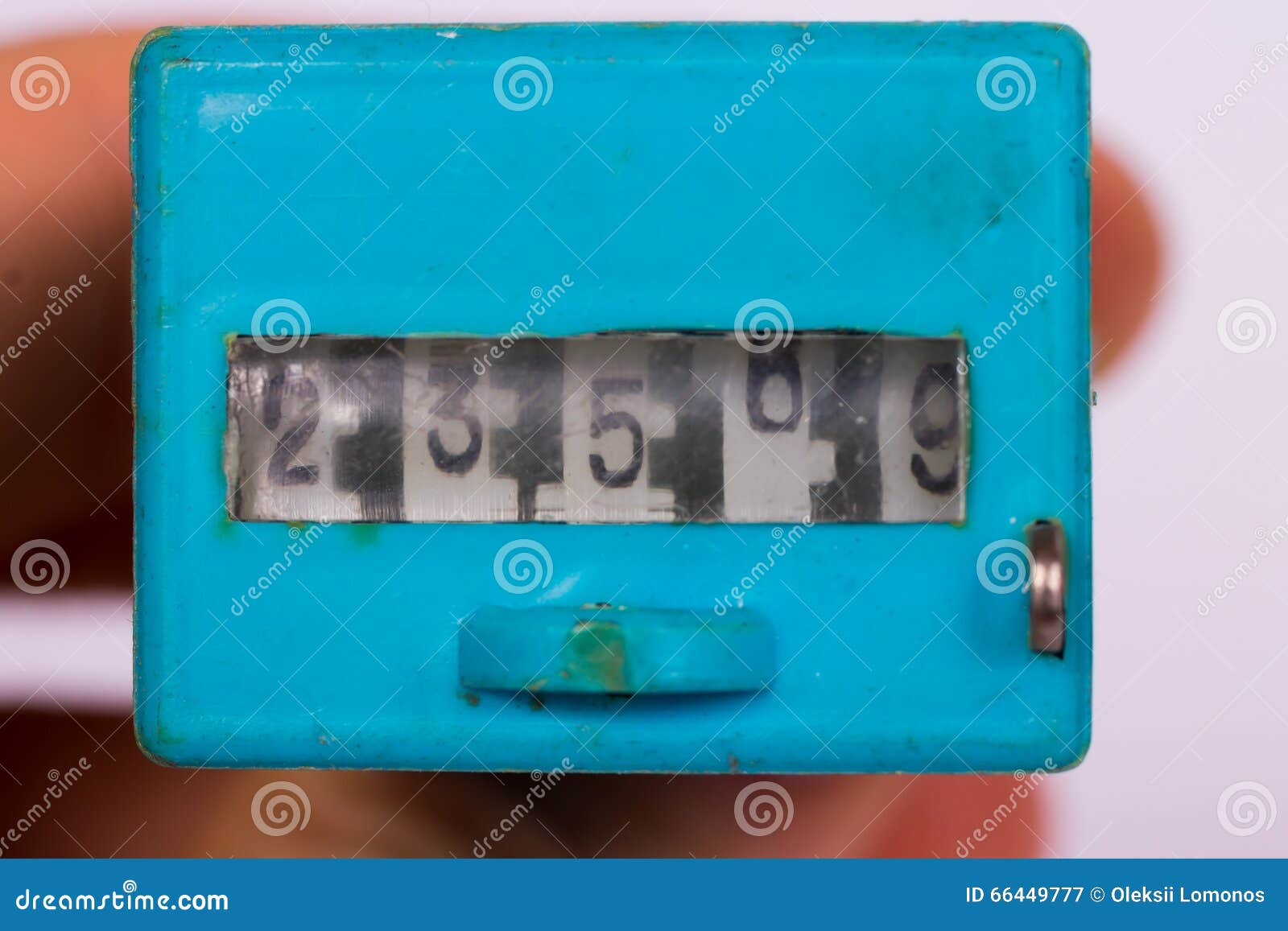 Unusual Blue Numeric Counter Stock Image - Image of count, counts: 66449777