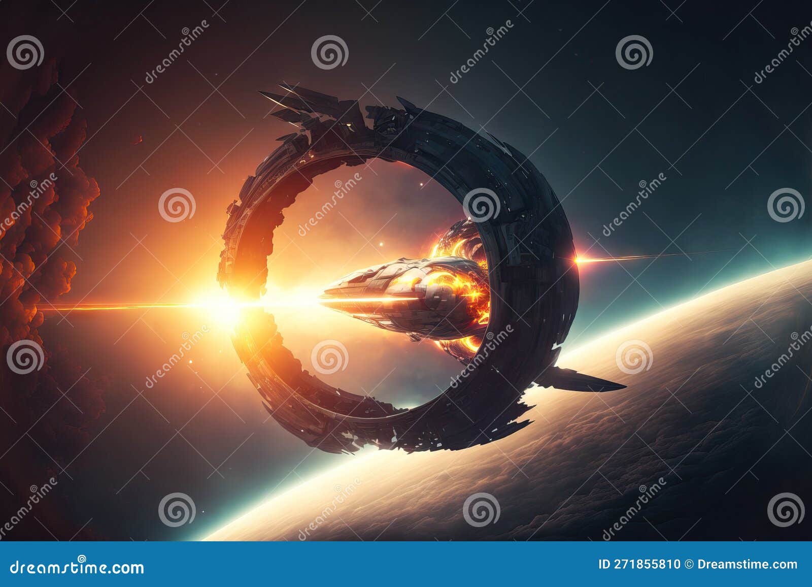 A Unusual Celestial Objects with a Ring Like Shape Passes by the ...