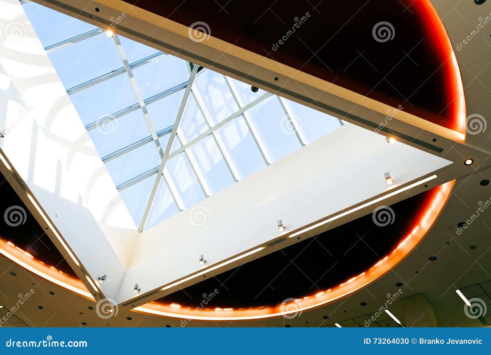 Unusual circular ceilings stock photo. Image of unusual - 73264030