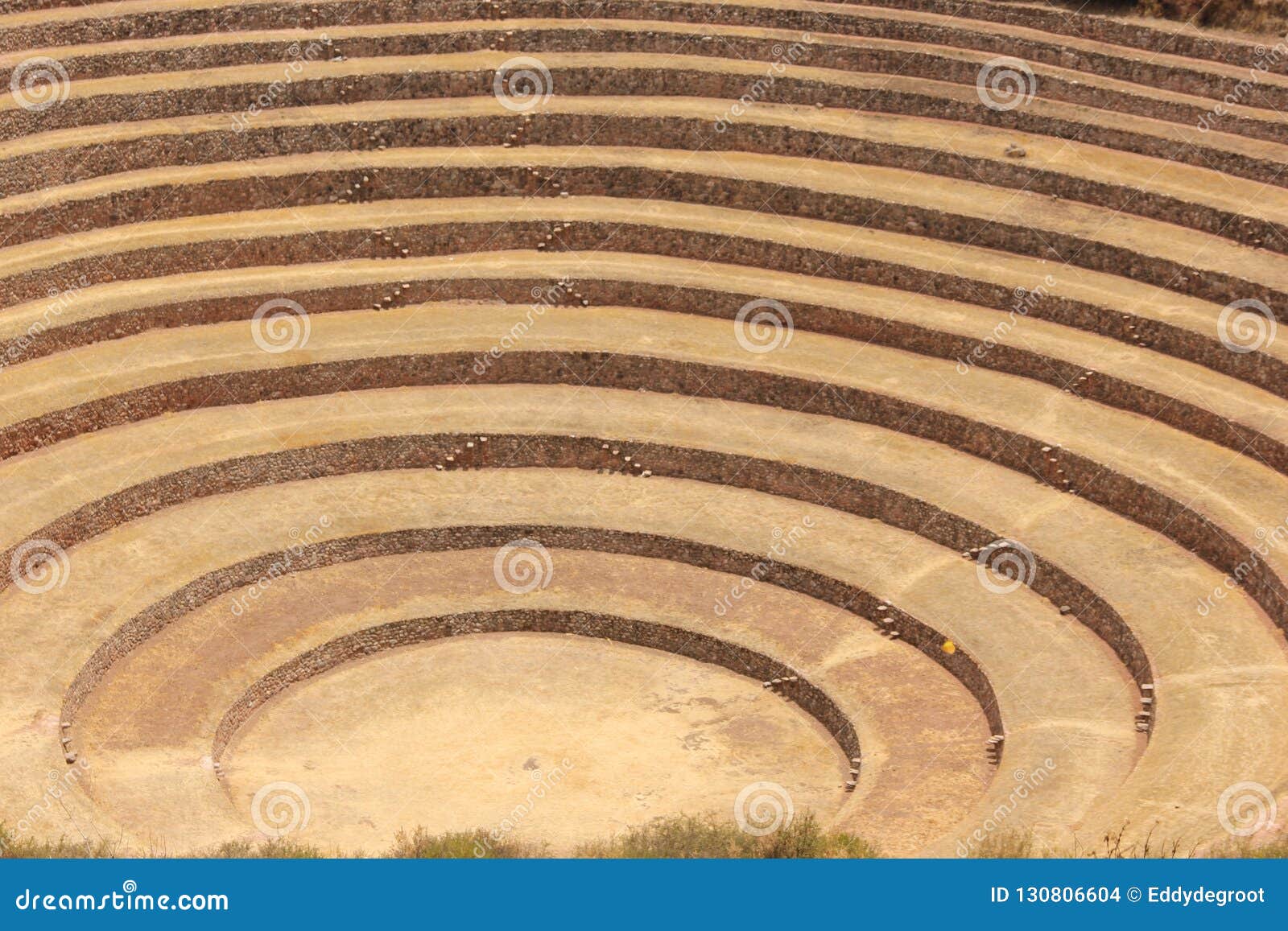 The Circular Terraces at Moray Stock Photo - Image of depressions ...