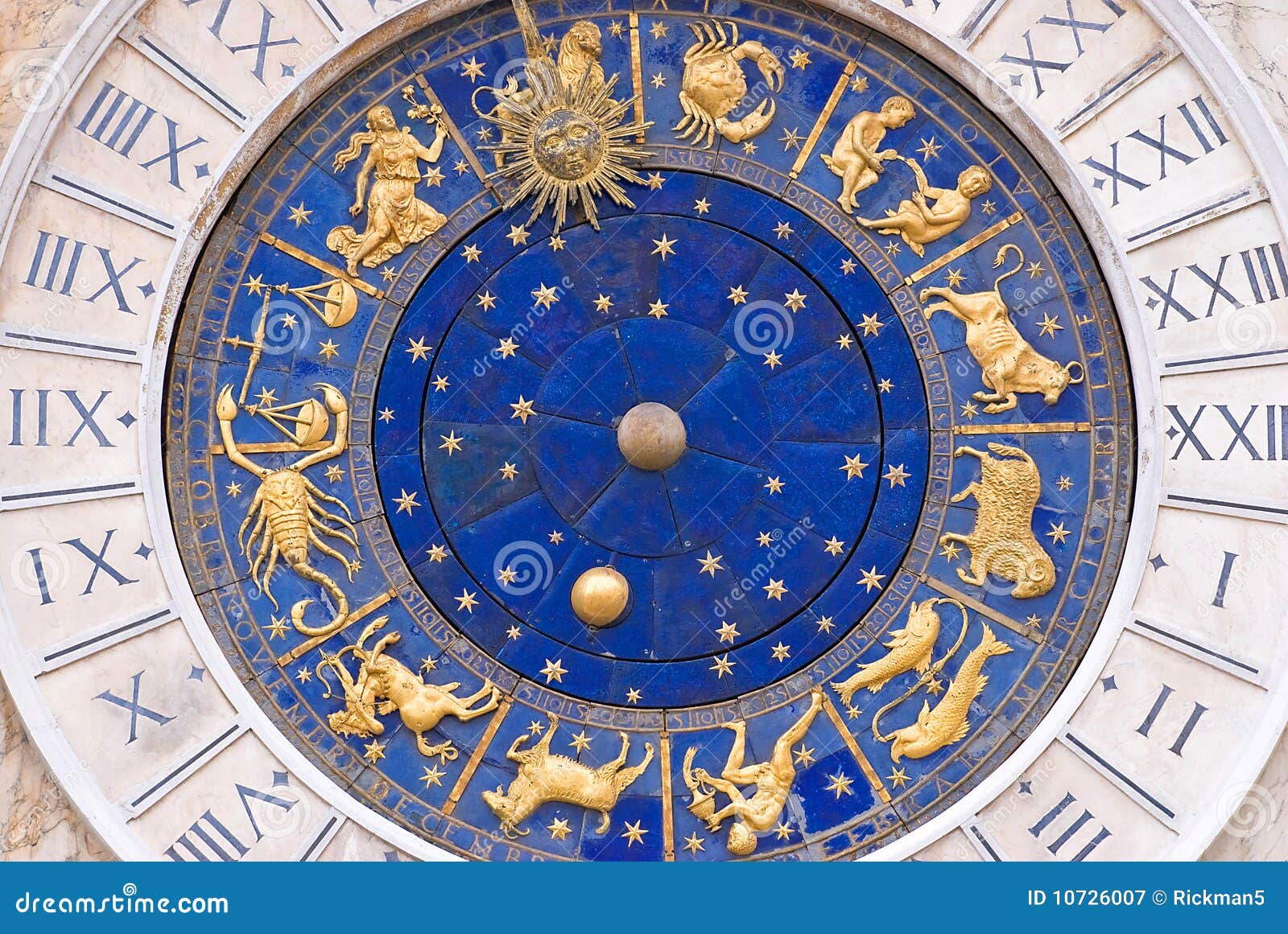 Unusual clock stock image. Image of clock, stars, time - 10726007