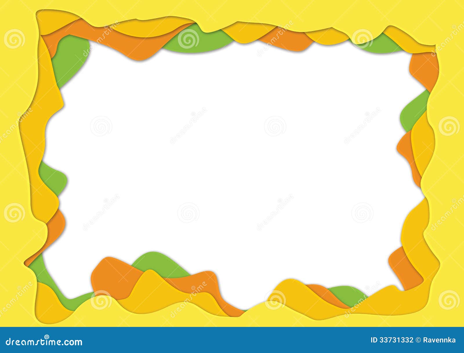 Unusual colorful frame stock illustration. Illustration of paper - 33731332
