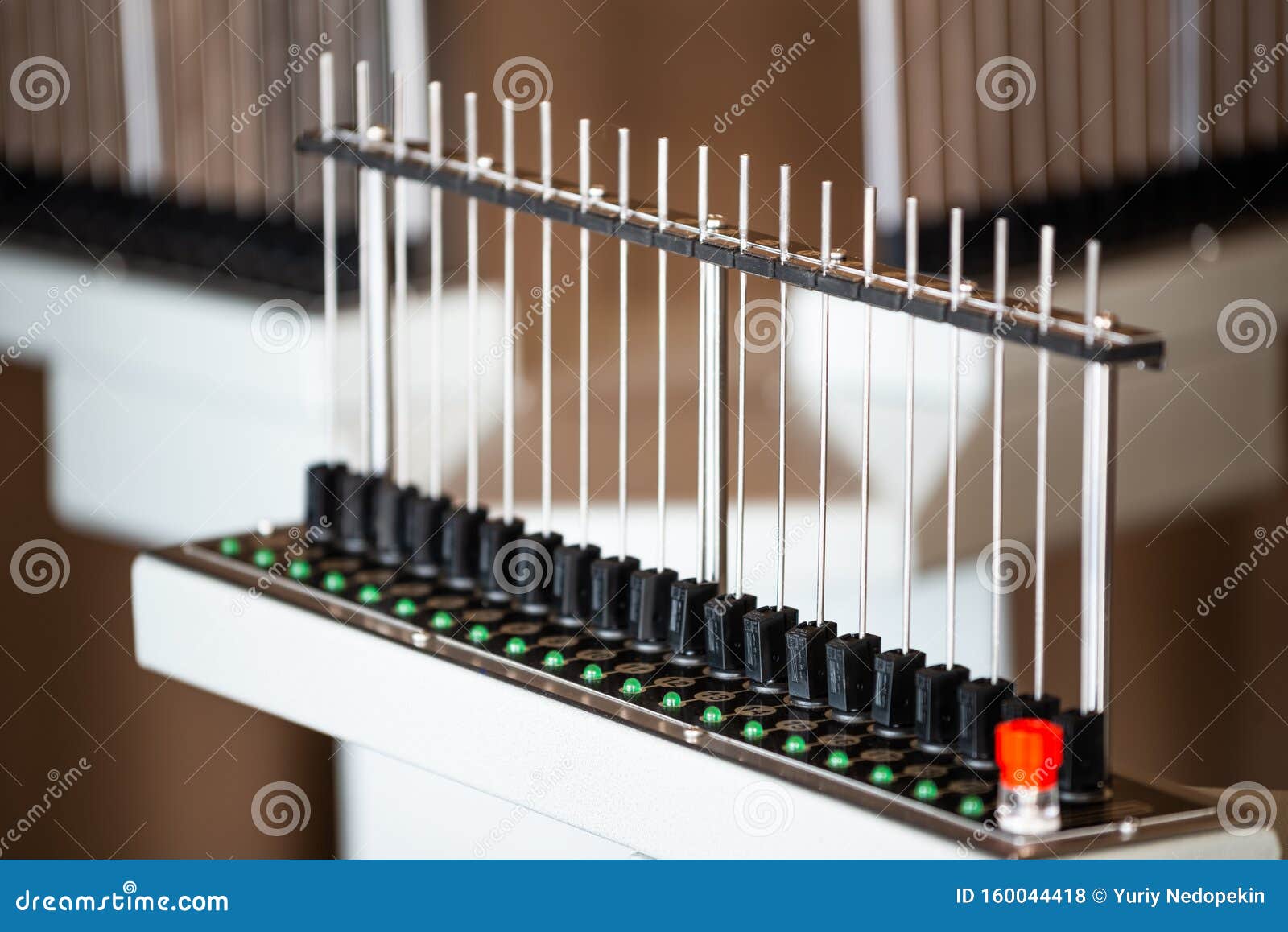 An Unusual Electronic Installation of Tubes Stock Photo - Image of ...