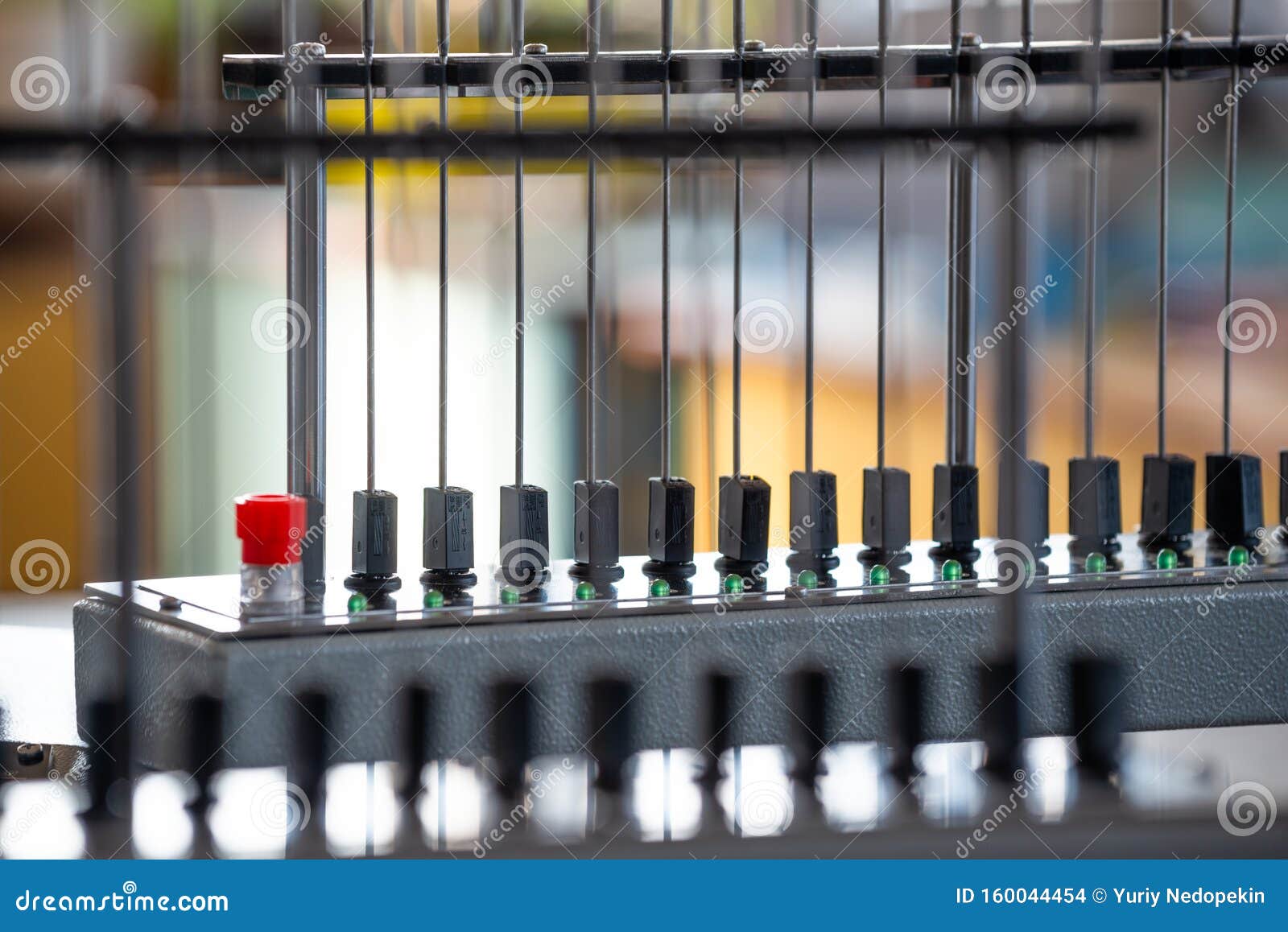 An Unusual Electronic Installation of Tubes Stock Photo - Image of ...