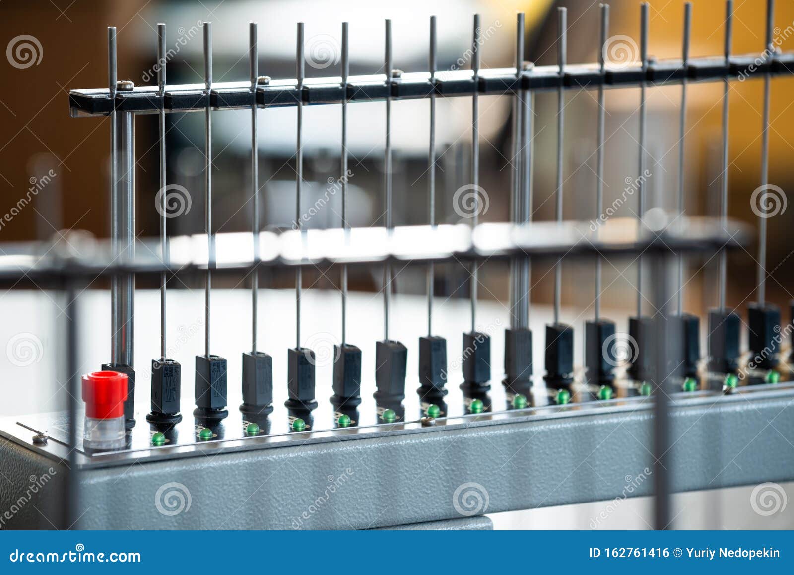 An Unusual Electronic Installation of Tubes Stock Photo - Image of ...