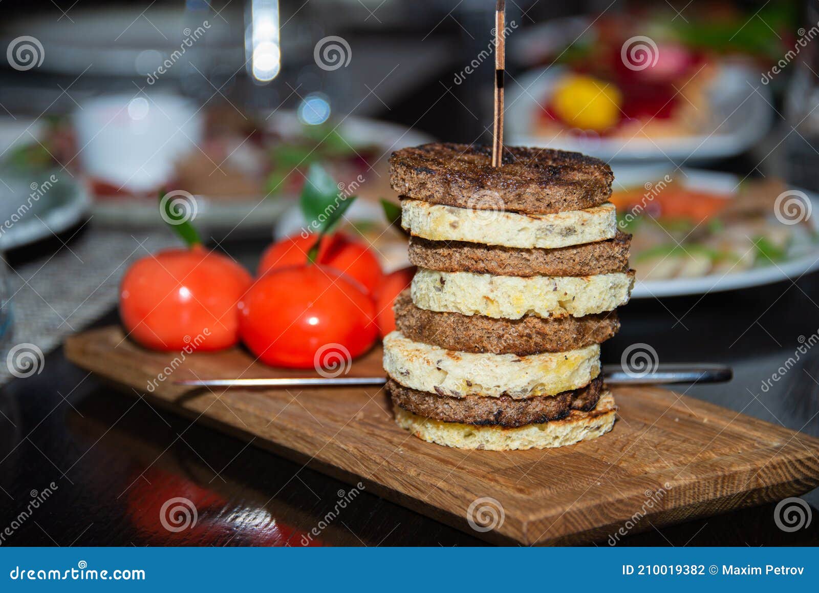 Unusual Festive Dish from the Chef Stock Photo - Image of food, festive ...