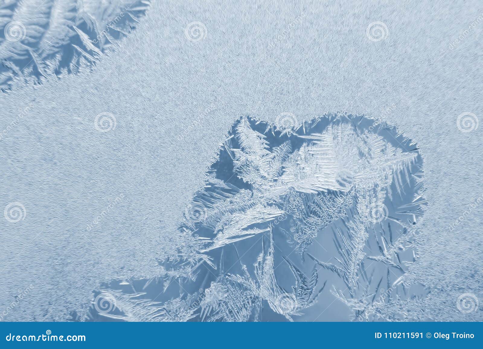Unusual Frost on a Winter Window Stock Image - Image of light, nature ...