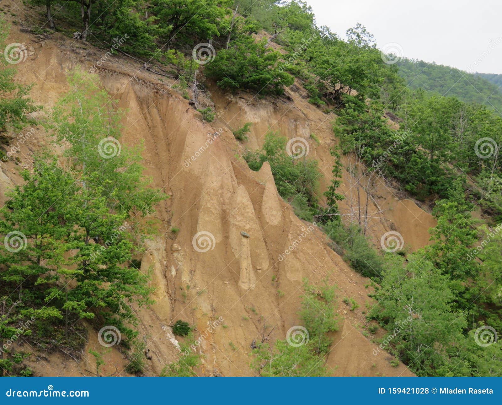 Unusual Geological Formations Earth Elevations with Rocks at the Top ...