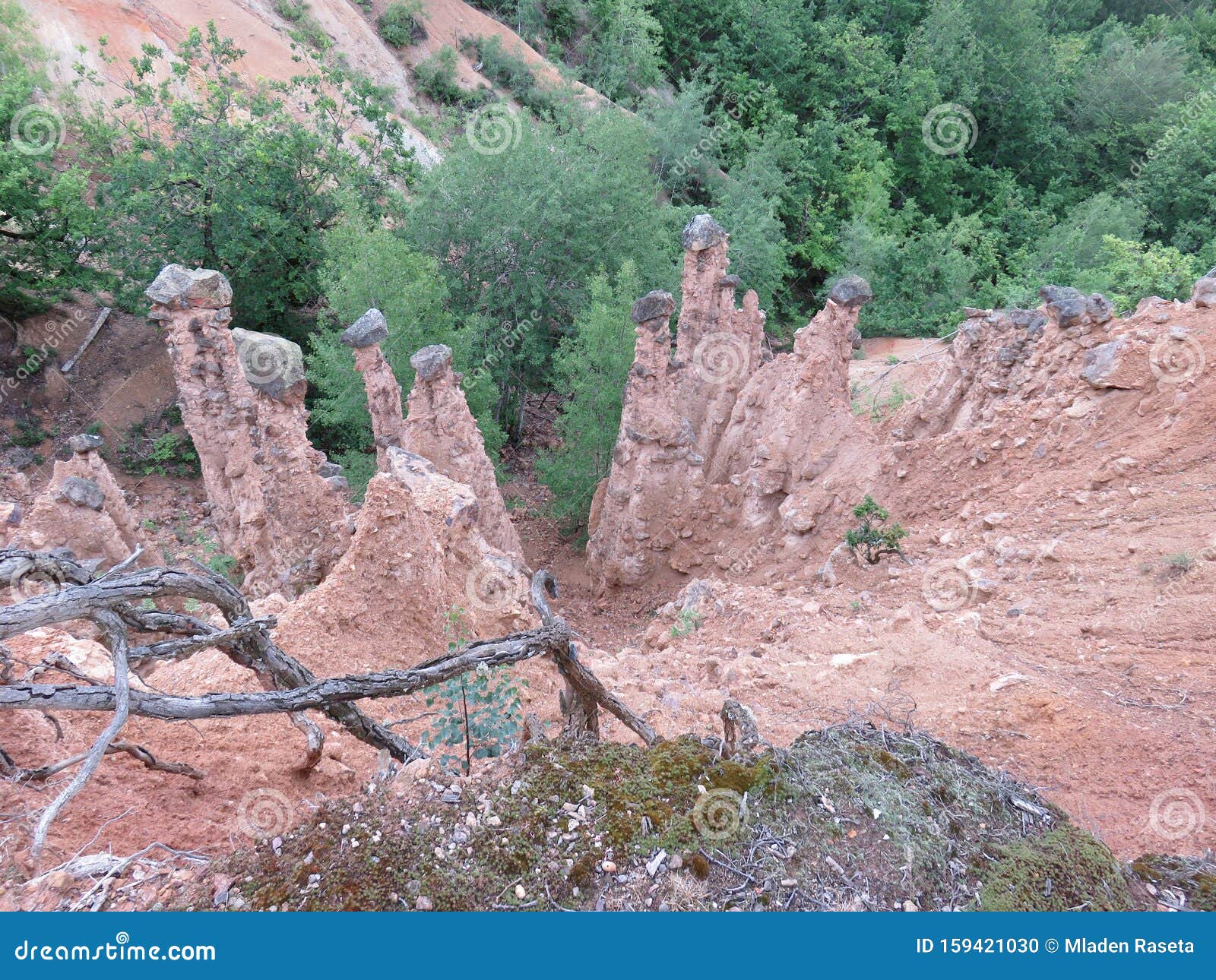 Unusual Geological Formations Earth Elevations with Rocks at the Top ...