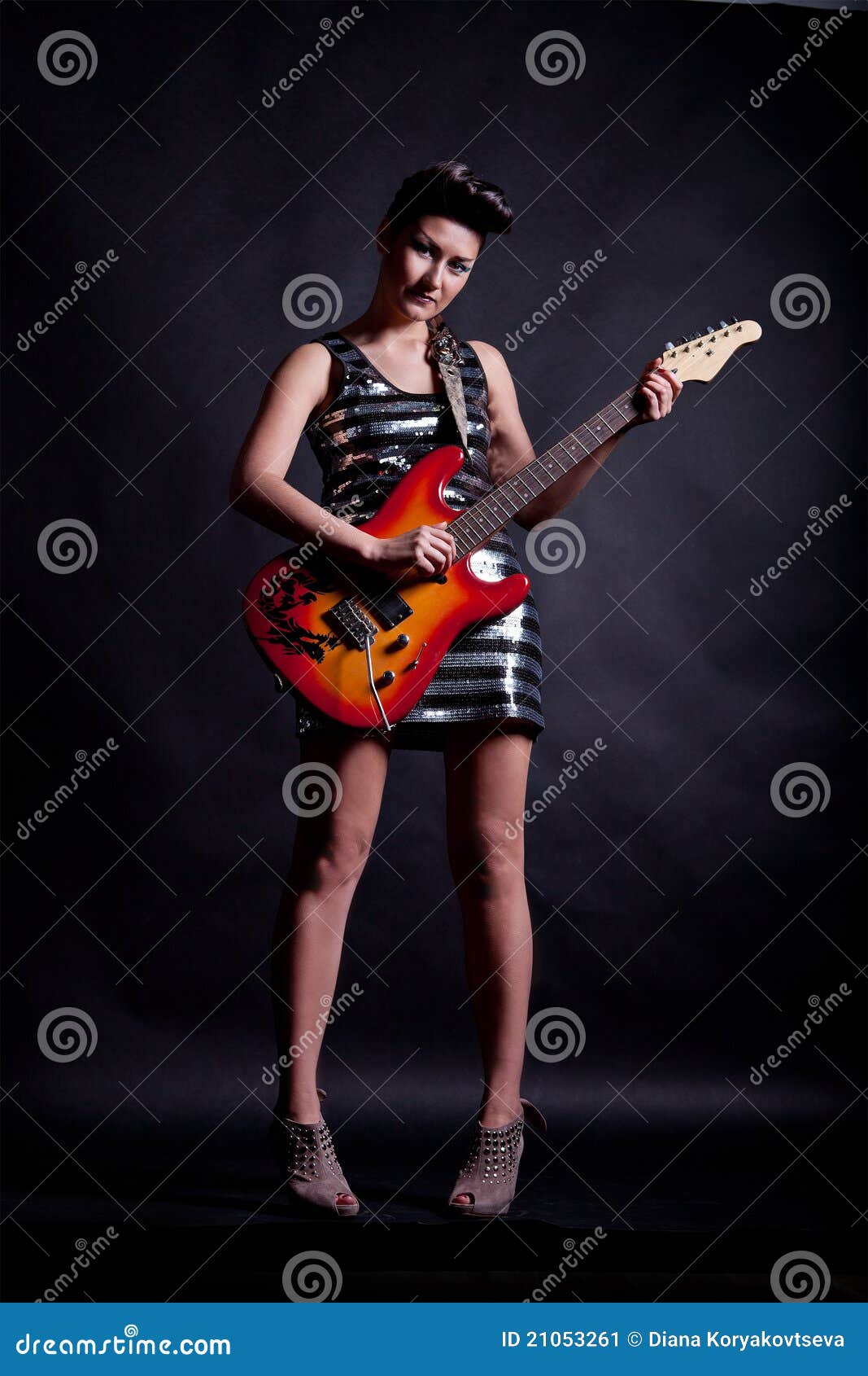 Unusual girl stock image. Image of dress, sweet, angle - 21053261