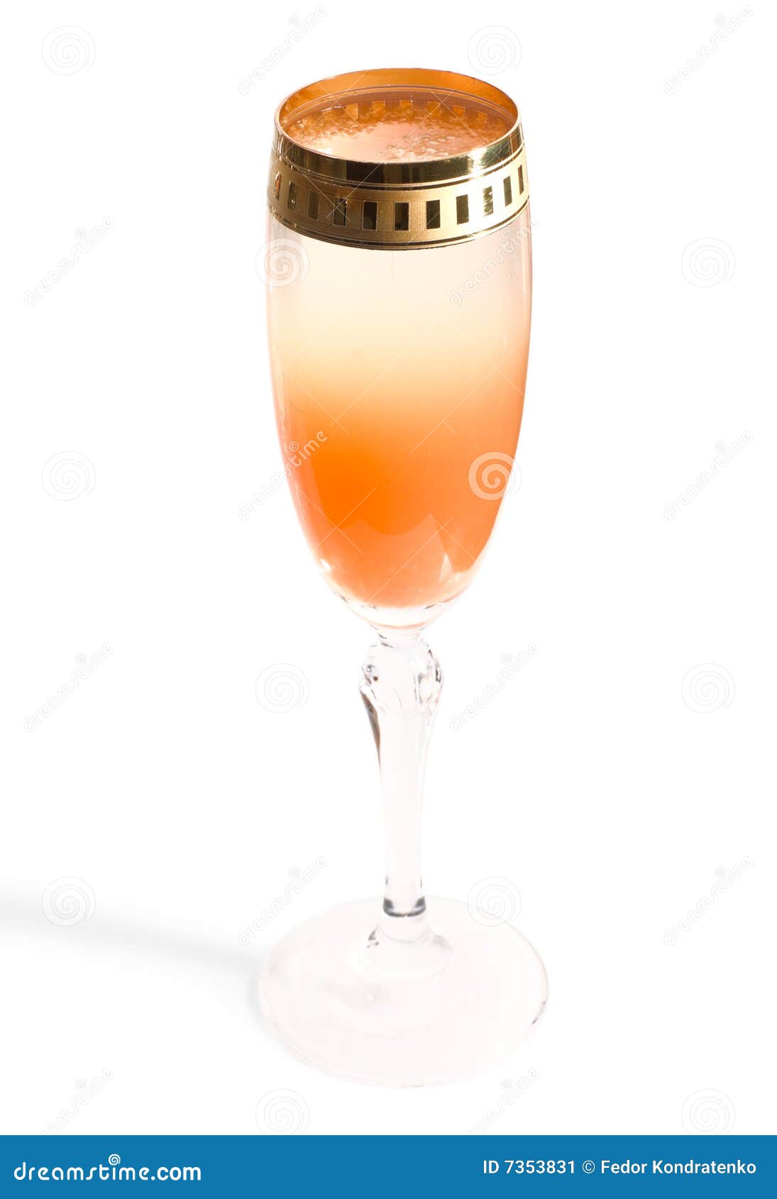 Unusual Gradient Cocktail, Clipping Path Stock Image - Image of ...