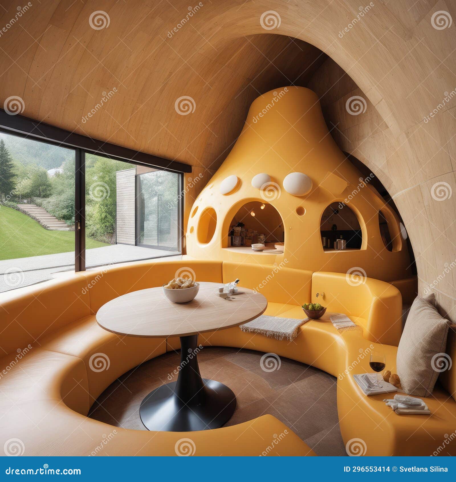 Unusual House Architecture: Cheese House Stock Illustration ... Unusual House Architecture: Cheese House Stock Illustration ...