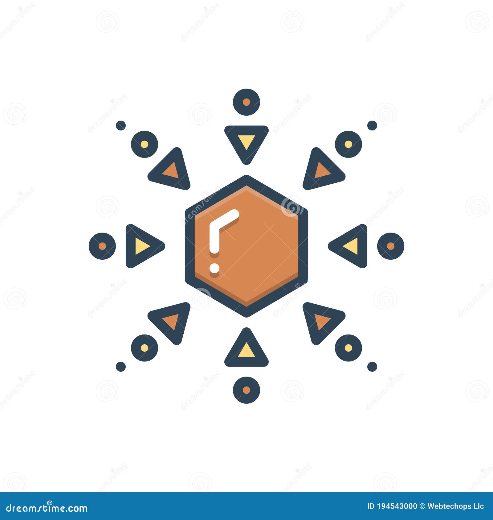 Color Illustration Icon for Unusual, Abnormal and Uncommon Stock ...