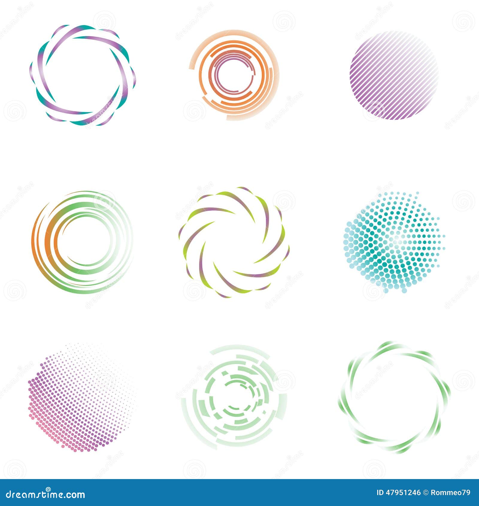 Unusual Icons Set Isolated on White Background Stock Vector ...