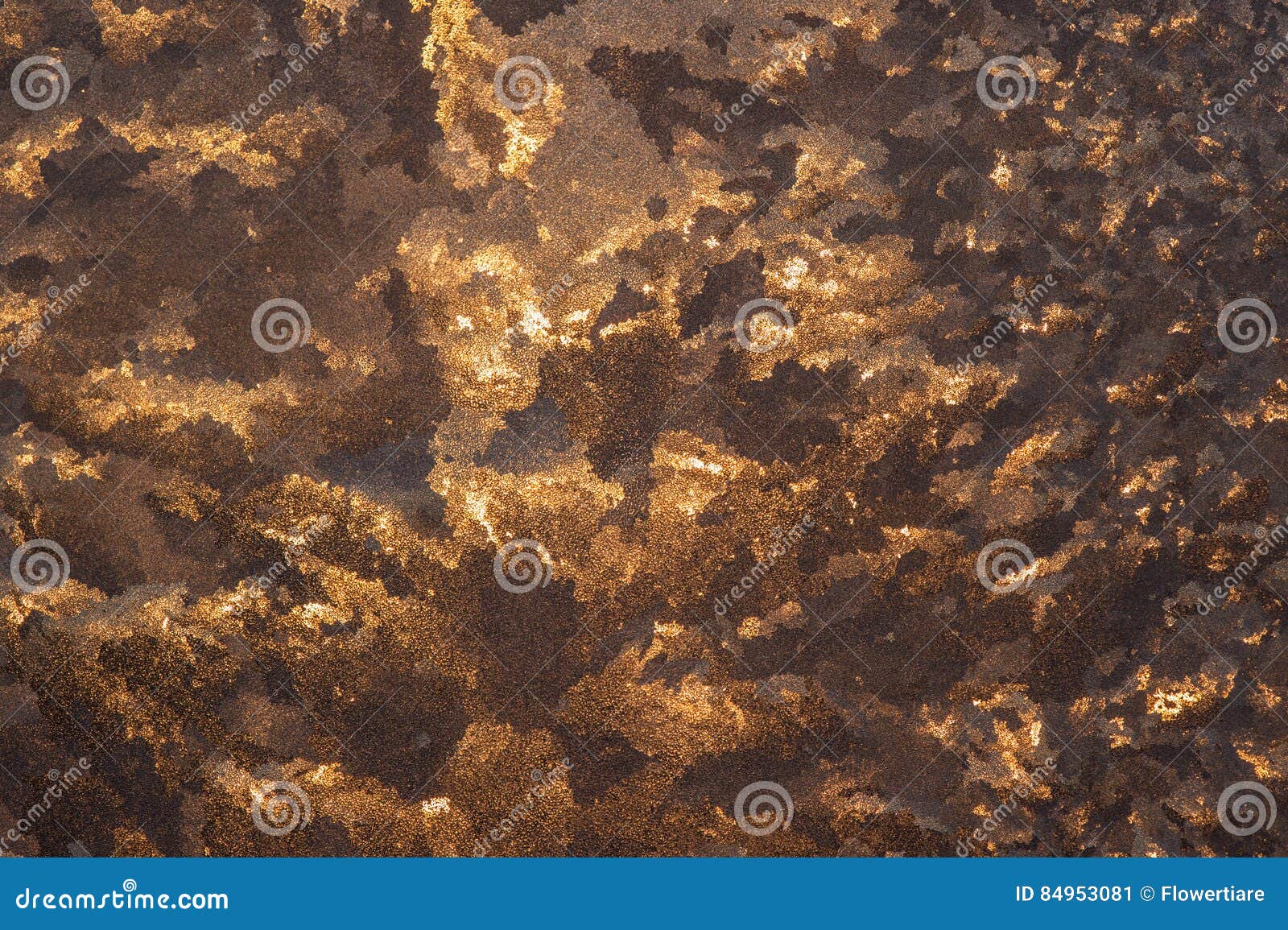 Unusual Patterns of Frost on a Window Stock Image - Image of season ...