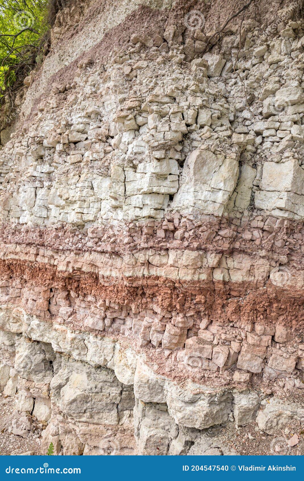 Unusual Rock Formations in the Form of Multi-colored Layers of Rocks ...