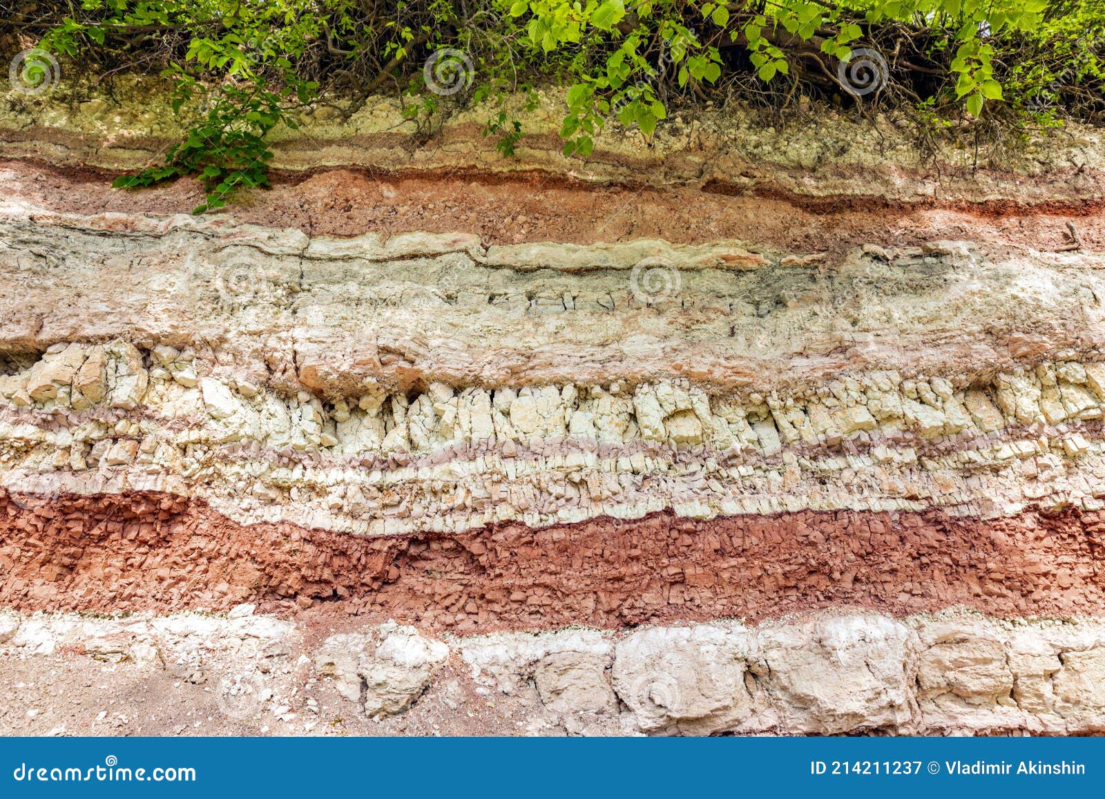 Unusual Rock Formations in the Form of Multi-colored Layers of Rocks ...