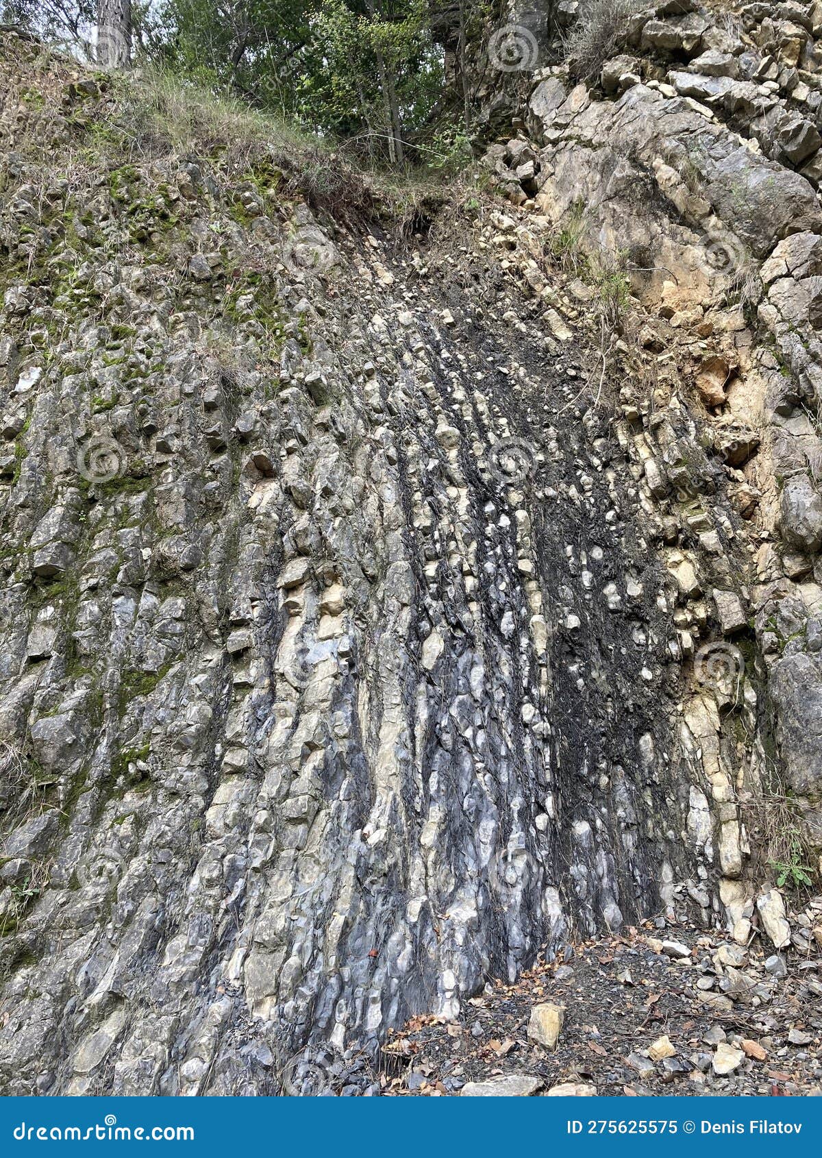 Unusual Rock Structure, Stone Pattern, Layered Veins, Rock Structures ...