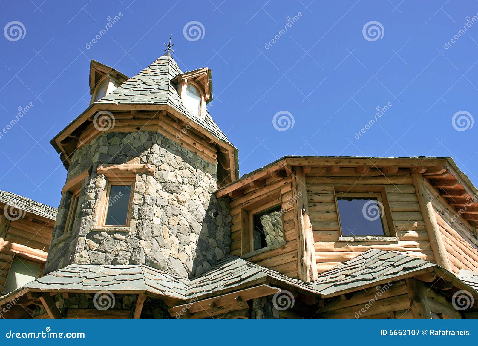 Unusual Stone and Timber House Stock Image - Image of house, background ... Unusual Stone and Timber House Stock Image - Image of house, background ...