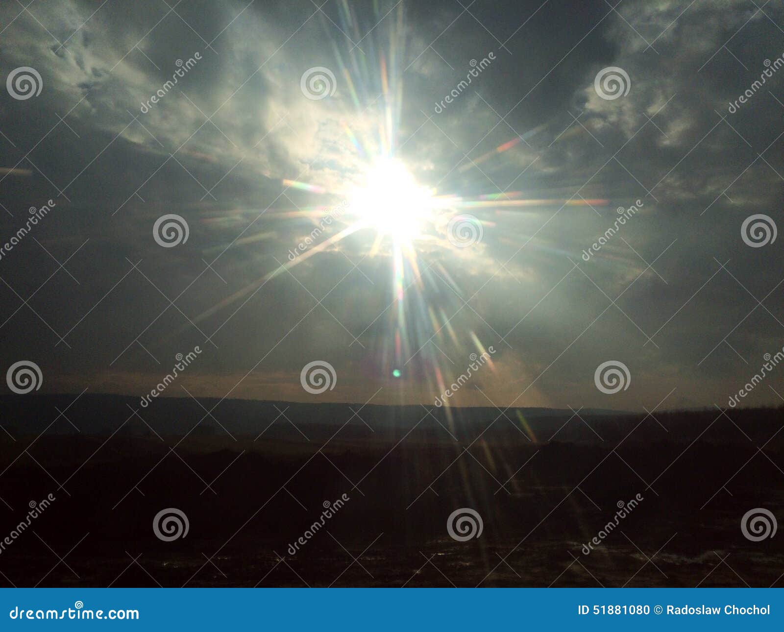 Unusual sun stock photo. Image of thaw, sunset, wonder - 51881080