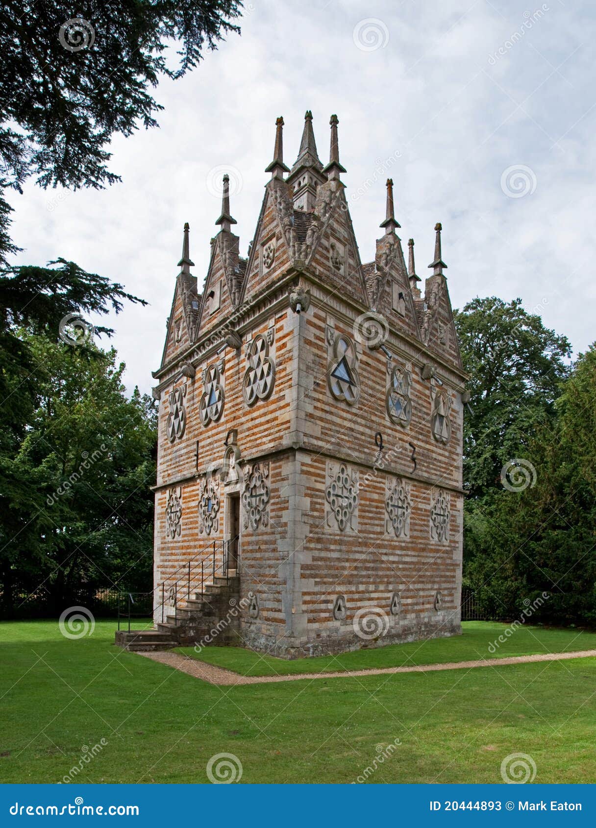 Unusual Triangular Lodge House Stock Image - Image of regal, faith ...