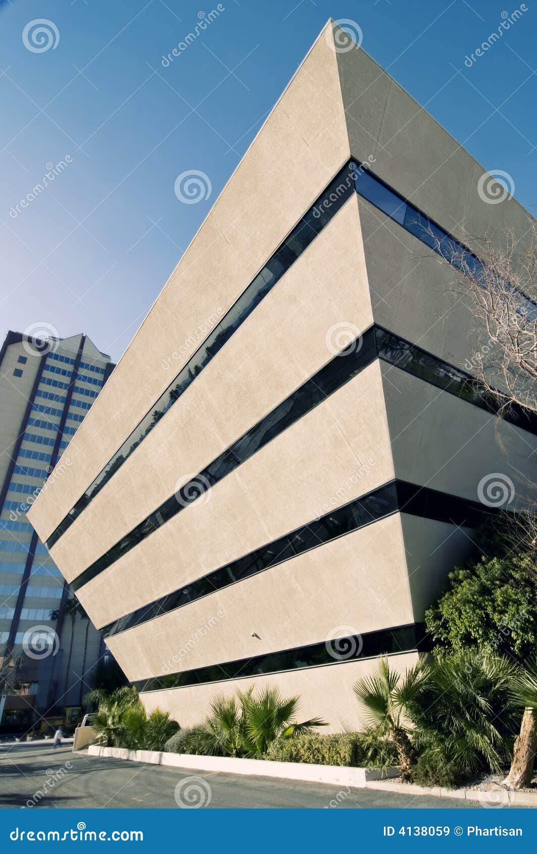 Unusual Triangular Office Building Stock Image - Image of phoenix ...