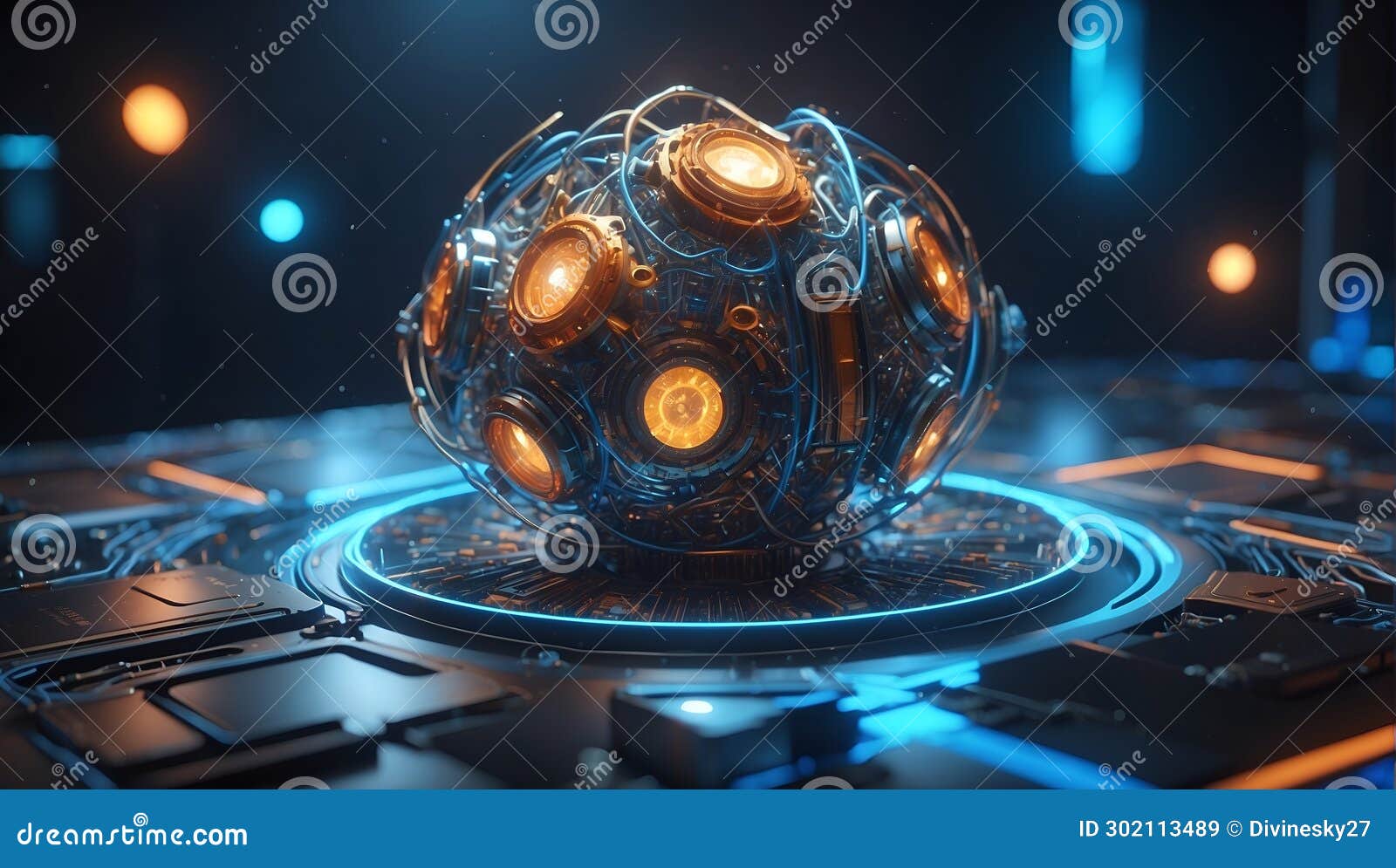 Qubit Unveiled: AI-Generated Quantum Insights. AI Generate Stock ...