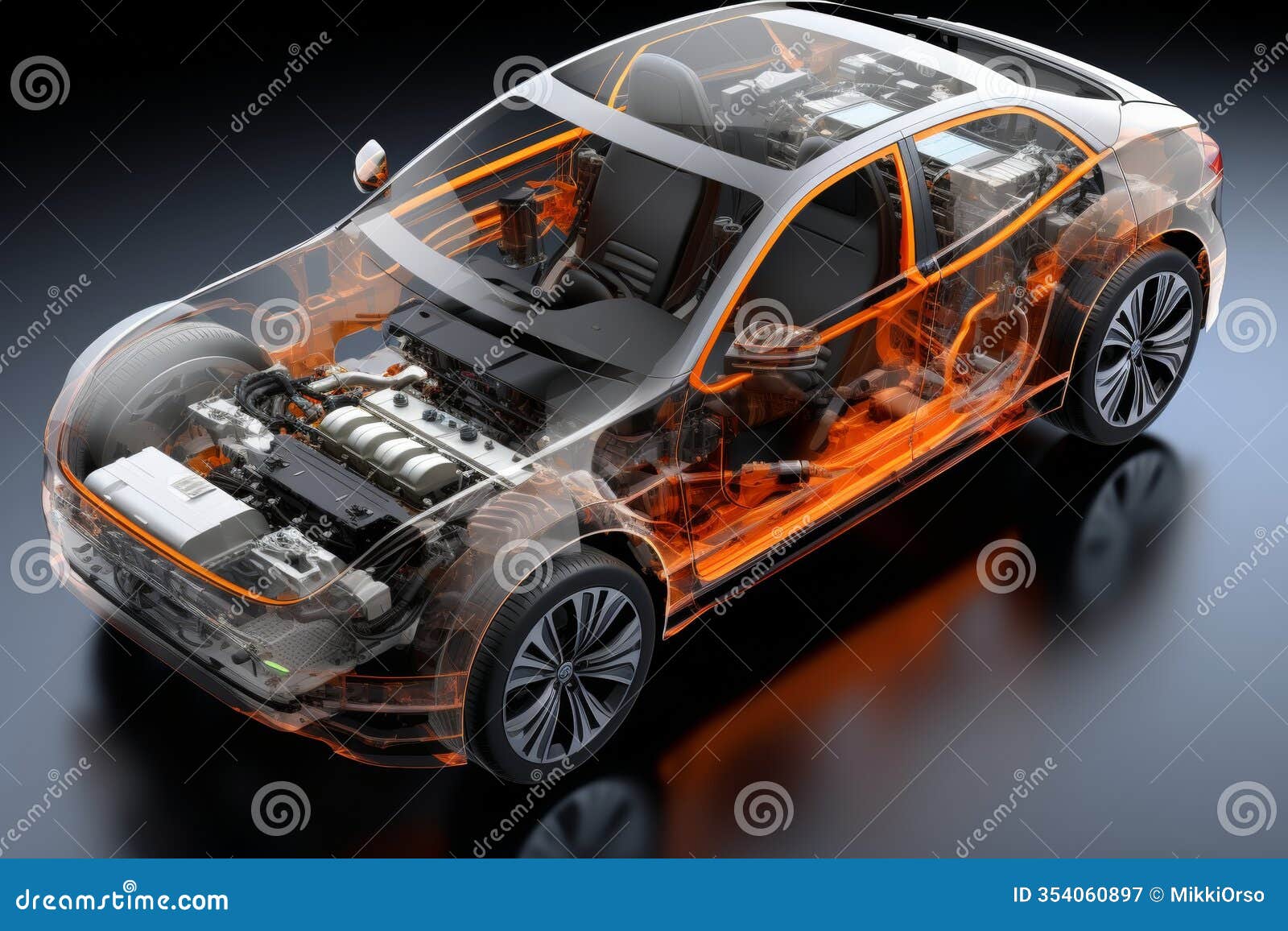 Unveiling The Complex Internal Structure Of An Electric Vehicle S Motor ...