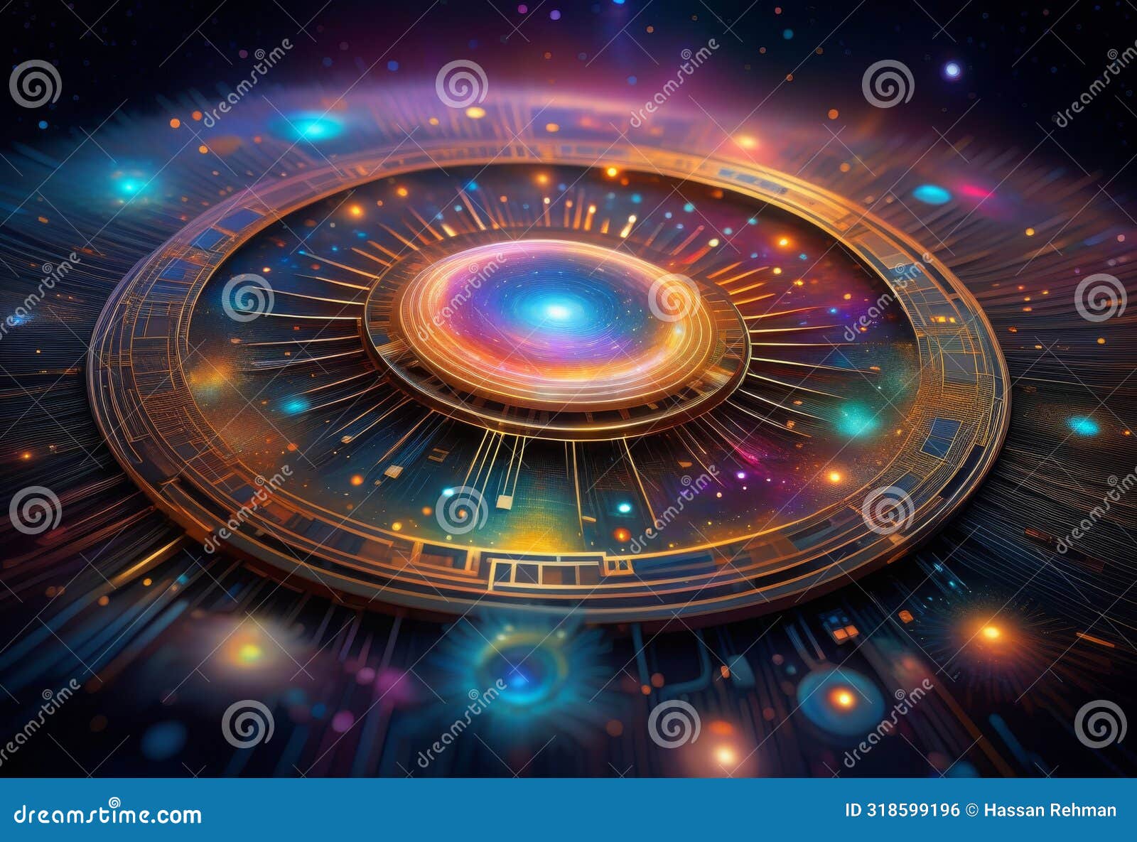 Unveiling the Cosmic Beauty of Quantum Computing Stock Illustration ... Unveiling the Cosmic Beauty of Quantum Computing Stock Illustration ...