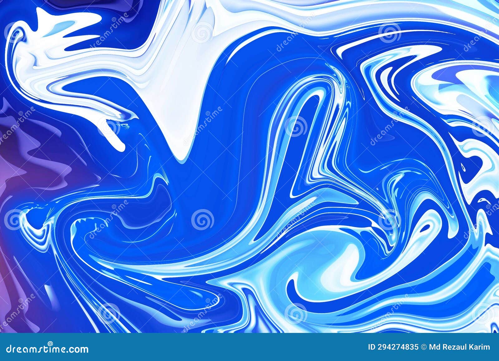 Unveiling the Dance of Colors and Marbling Blue Liquid Marble Abstract ...