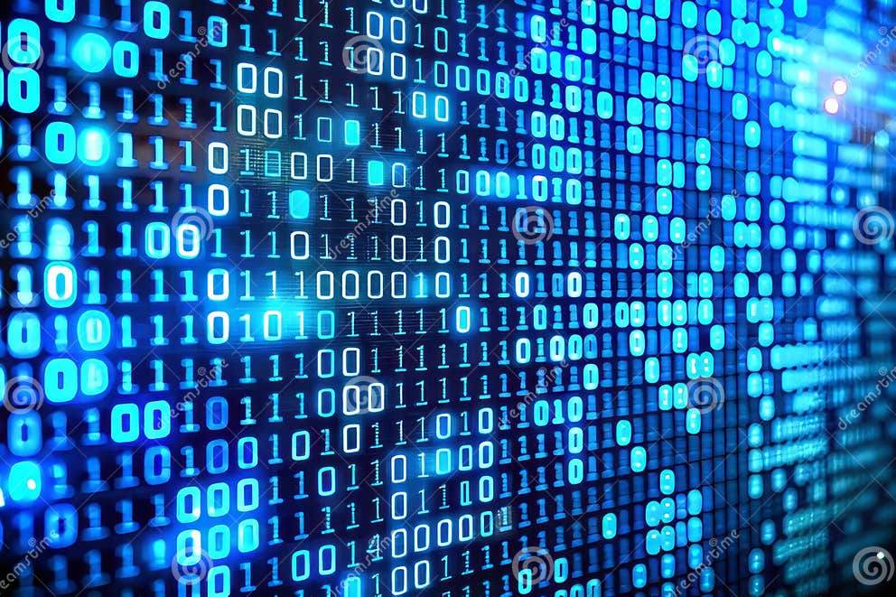 Unveiling the Digital Flow a Visual Representation of Binary Data Transmission and Algorithmic ...