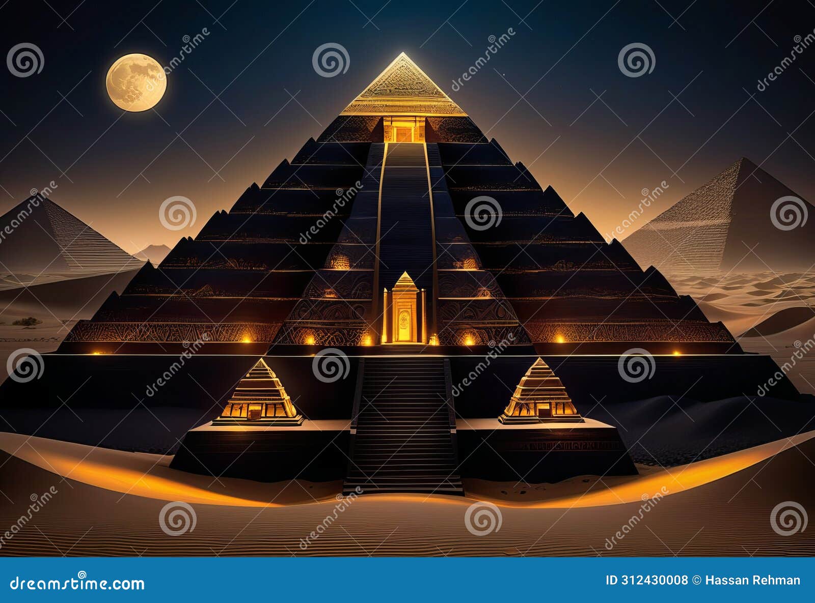 Unveiling the Enigmatic Beauty of an Ancient Desert Pyramid Temple ...