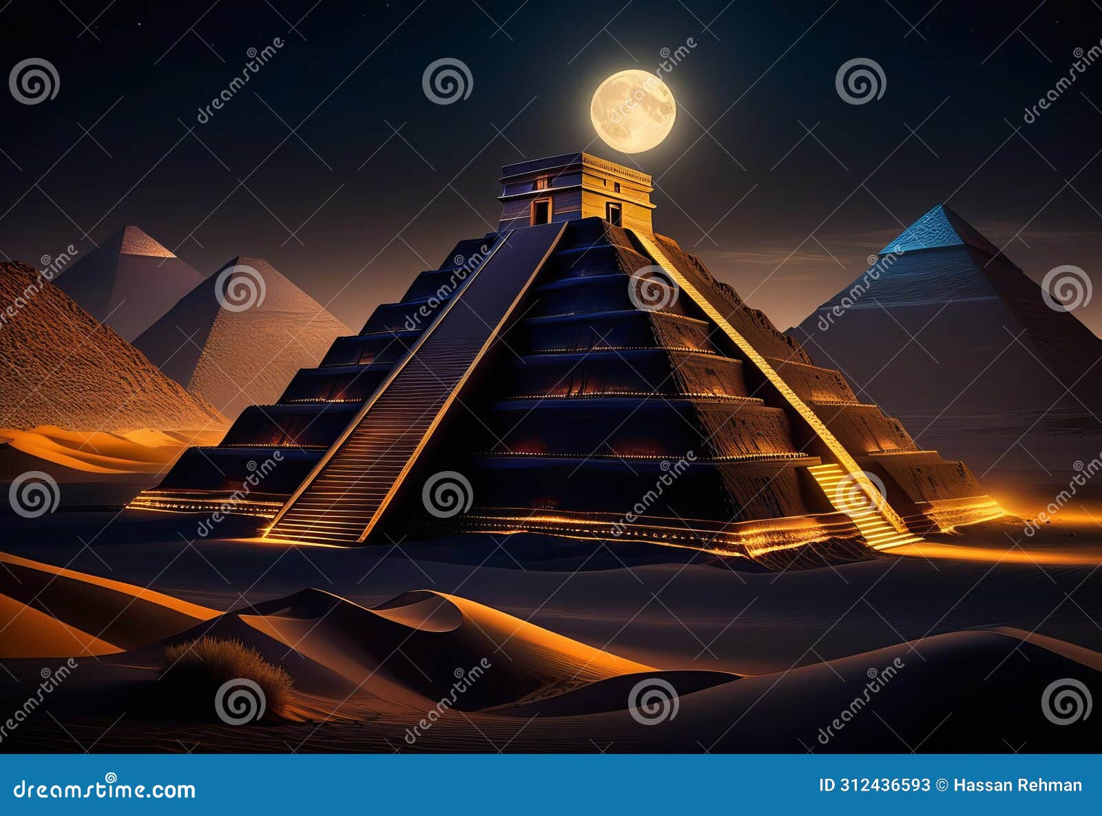 Unveiling the Enigmatic Beauty of an Ancient Desert Pyramid Temple ...