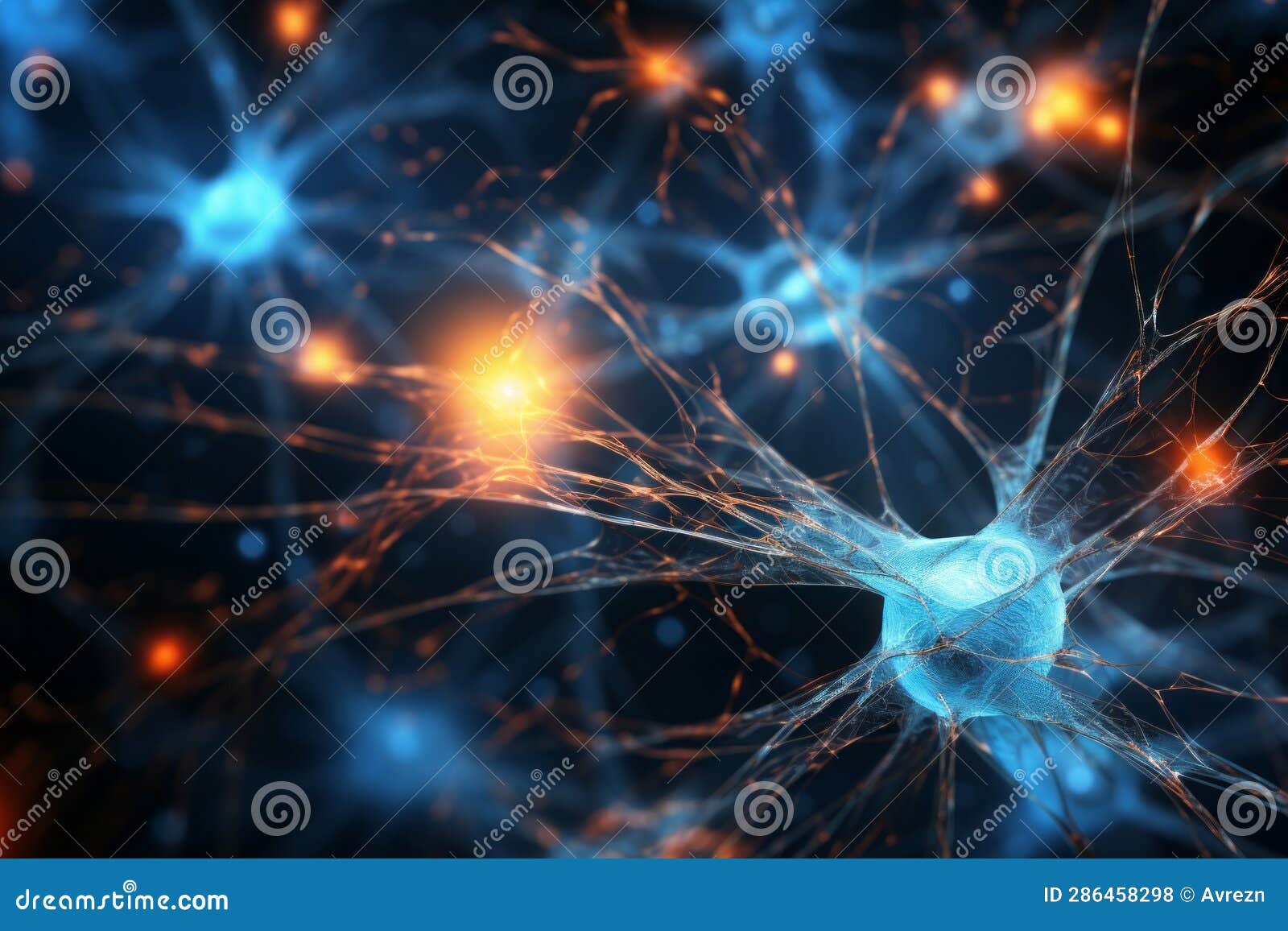 Unveiling the Intricate Dance of Neurons, Generative AI Stock ...