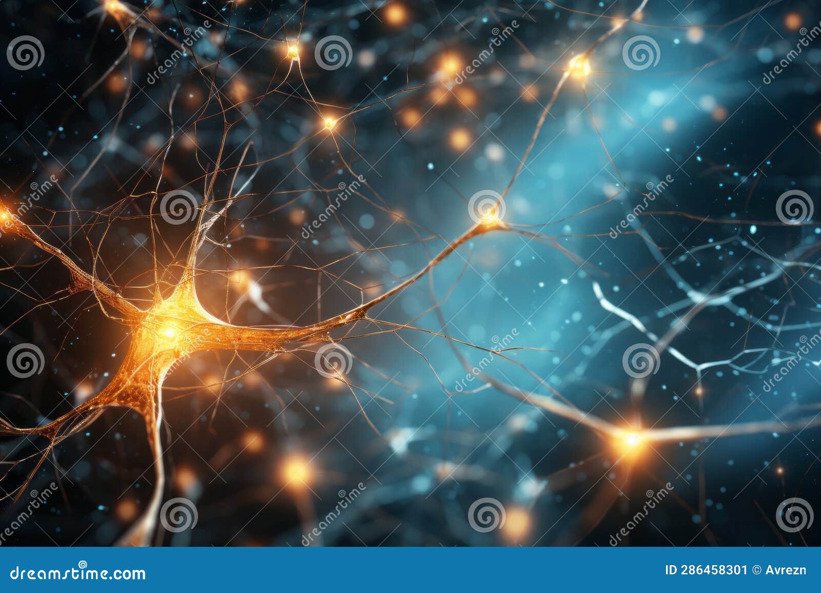 Unveiling the Intricate Dance of Neurons, Generative AI Stock ...