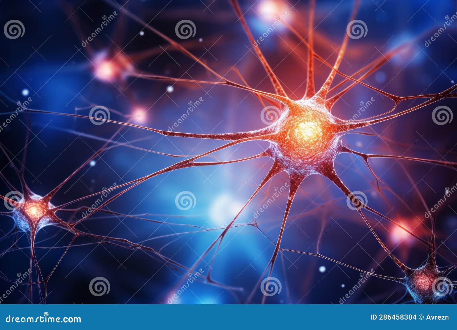 Unveiling the Intricate Dance of Neurons, Generative AI Stock ...