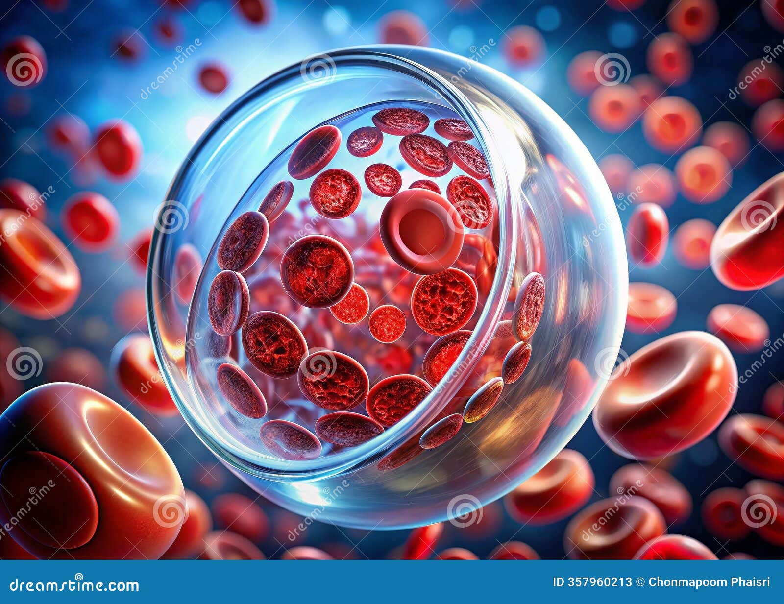 Unveiling the Intricate Microstructure of Red Blood Cells Encased ...