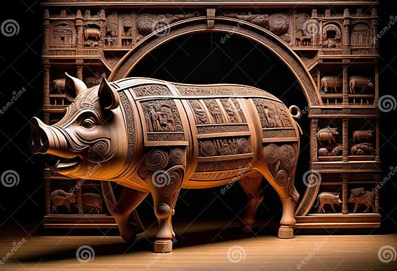 Unveiling the Intriguing Tale of the Mammoth Wooden Pig Monument Stock ... Unveiling the Intriguing Tale of the Mammoth Wooden Pig Monument Stock ...