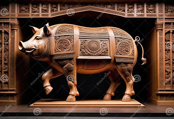 Unveiling the Intriguing Tale of the Mammoth Wooden Pig Monument Stock ... Unveiling the Intriguing Tale of the Mammoth Wooden Pig Monument Stock ...