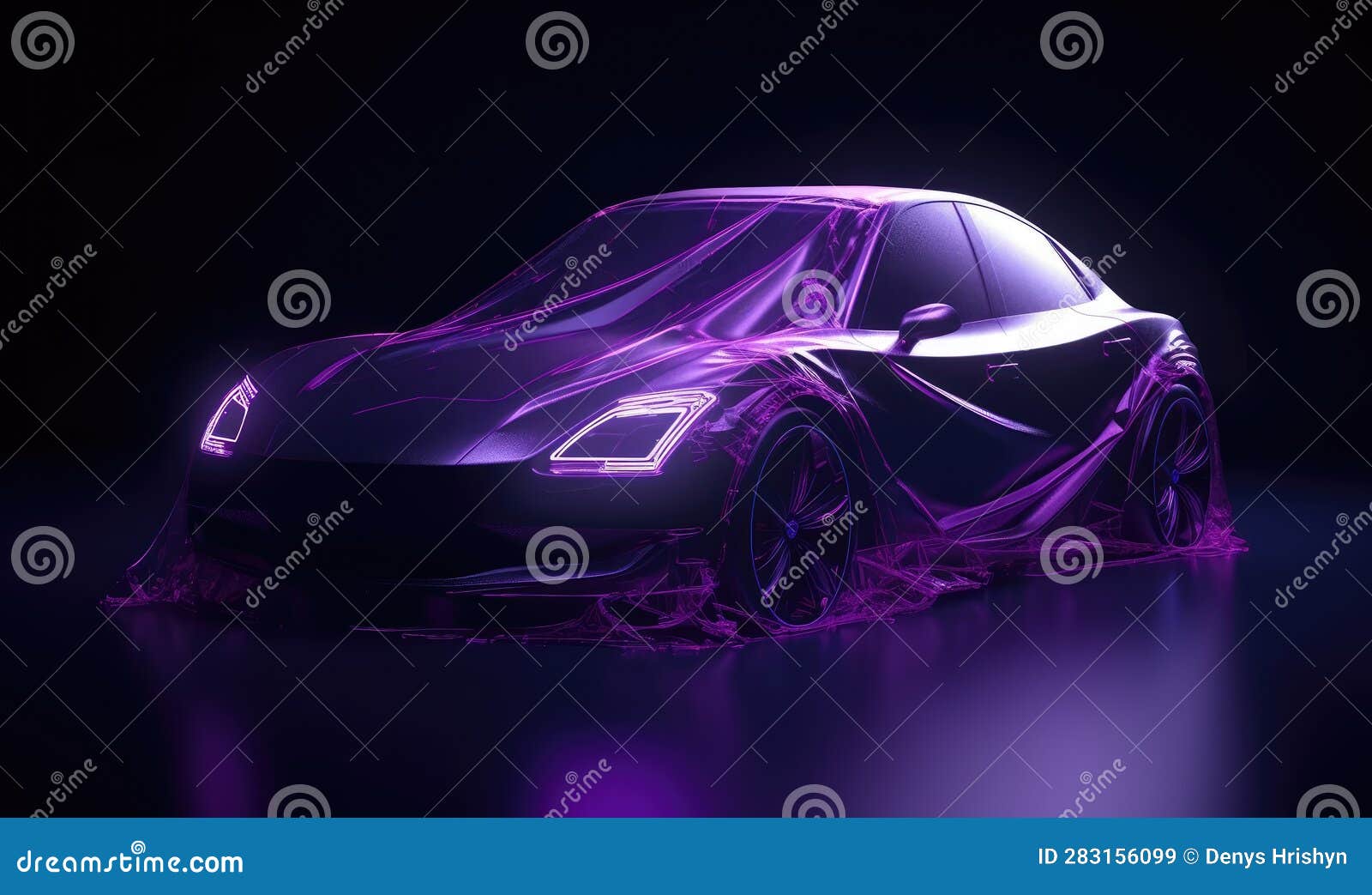 Unveiling the Latest Car Model with Dramatic Cloth Cover Creating Using ...