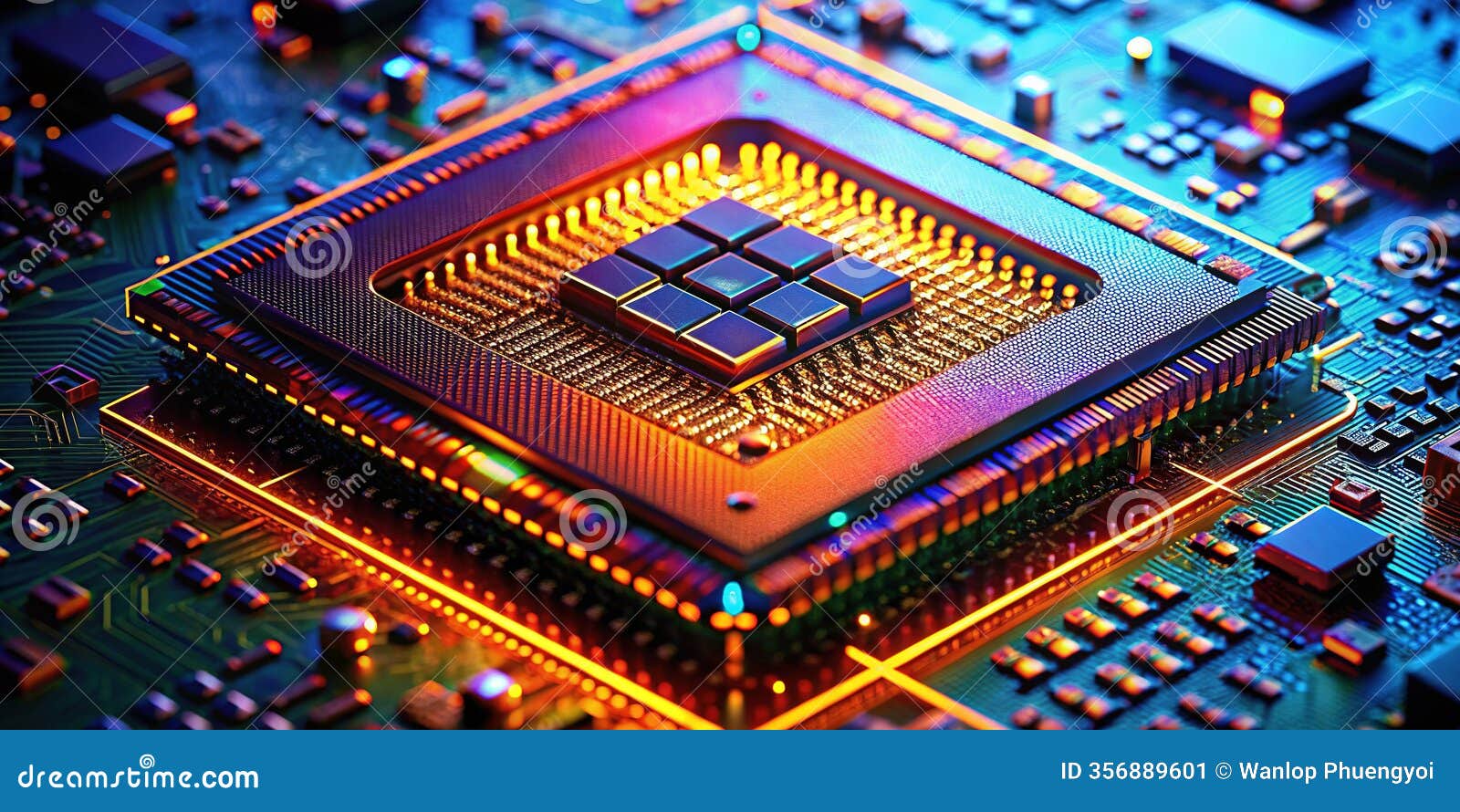 Unveiling The Microscopic Marvels Of A 5nm Processor Chip A Detailed ...