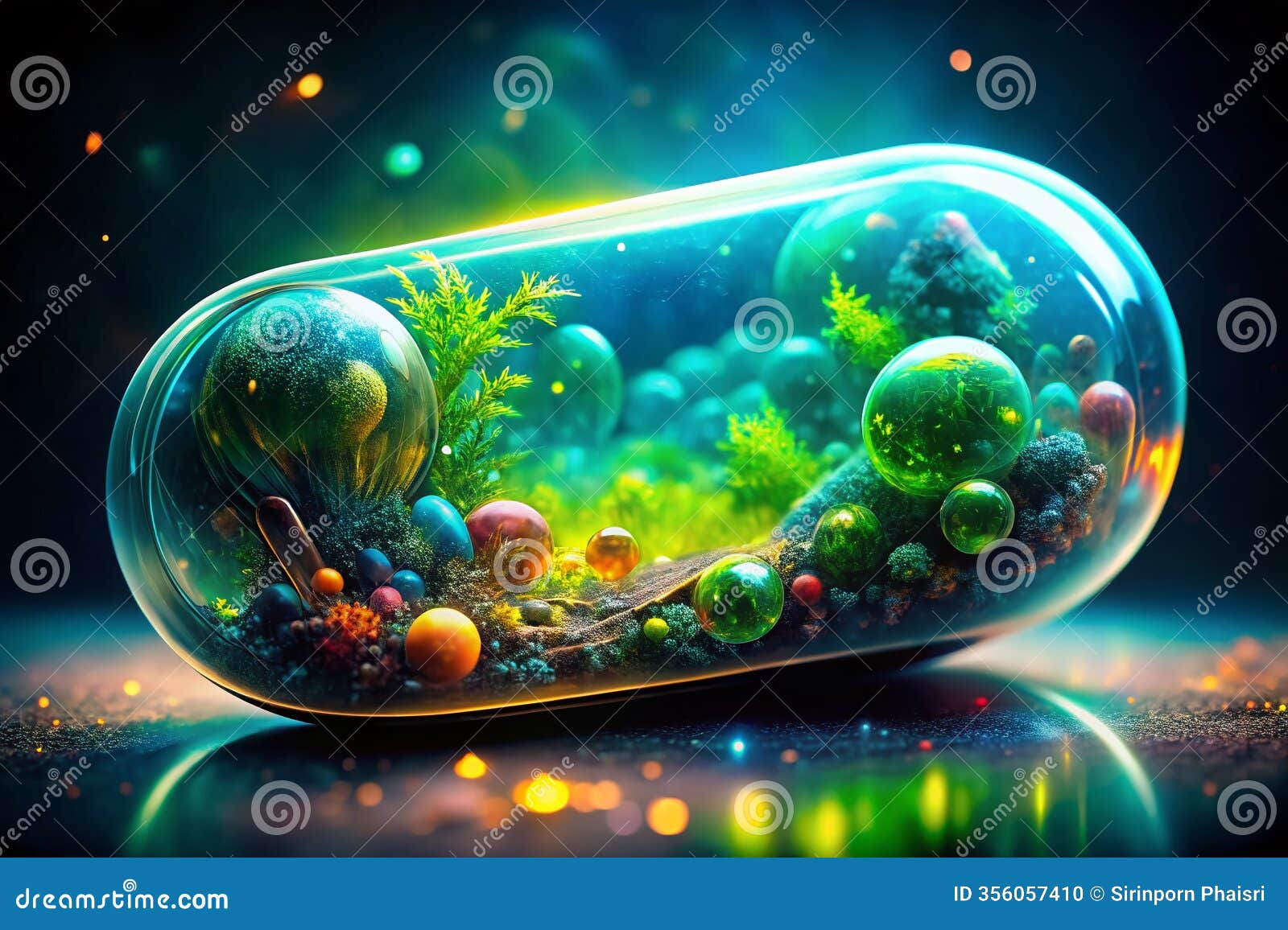 Unveiling the Microscopic World Bacteria within a Protective Capsule in ...
