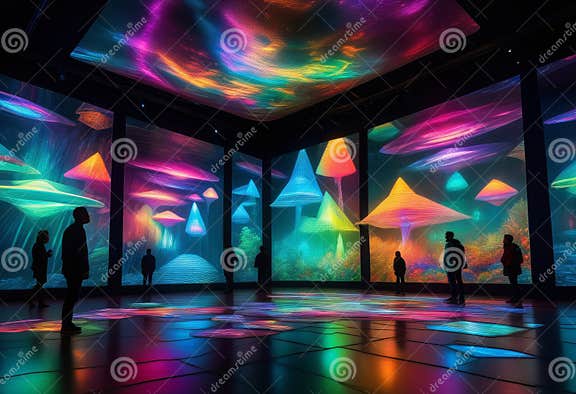 Unveiling the Pulsating Mystique of Alien Holography Stock Illustration ... Unveiling the Pulsating Mystique of Alien Holography Stock Illustration ...