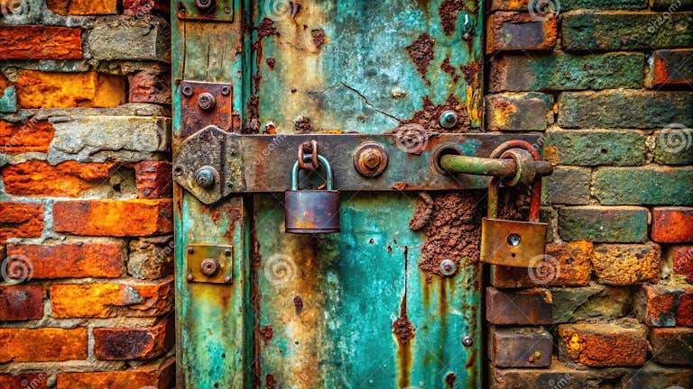 Unveiling the Secrets of an Abandoned Building a Rusty Locked Door ... Unveiling the Secrets of an Abandoned Building a Rusty Locked Door ...