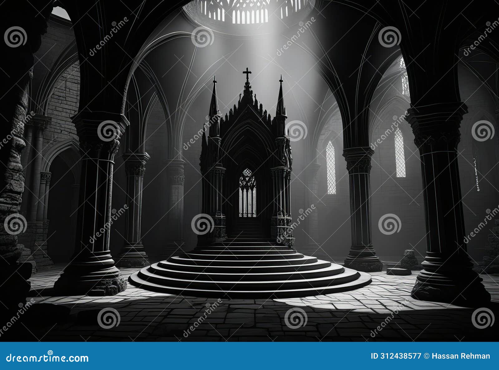 Gothic Temple Icon Isolated, Ancient Church Silhouette, Gothic Castle ...
