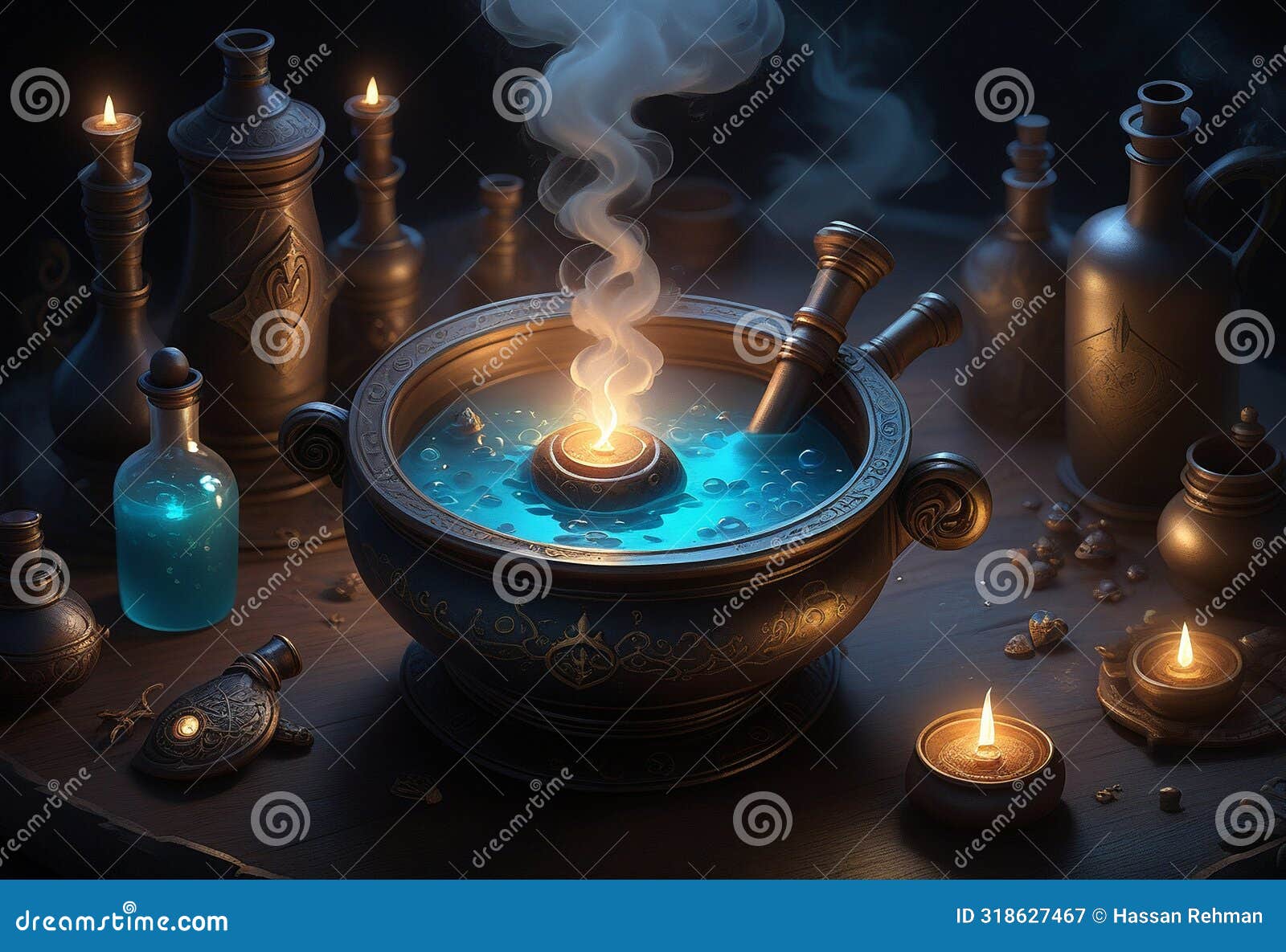 Unveiling the Secrets of Love and Magic Stock Illustration ...