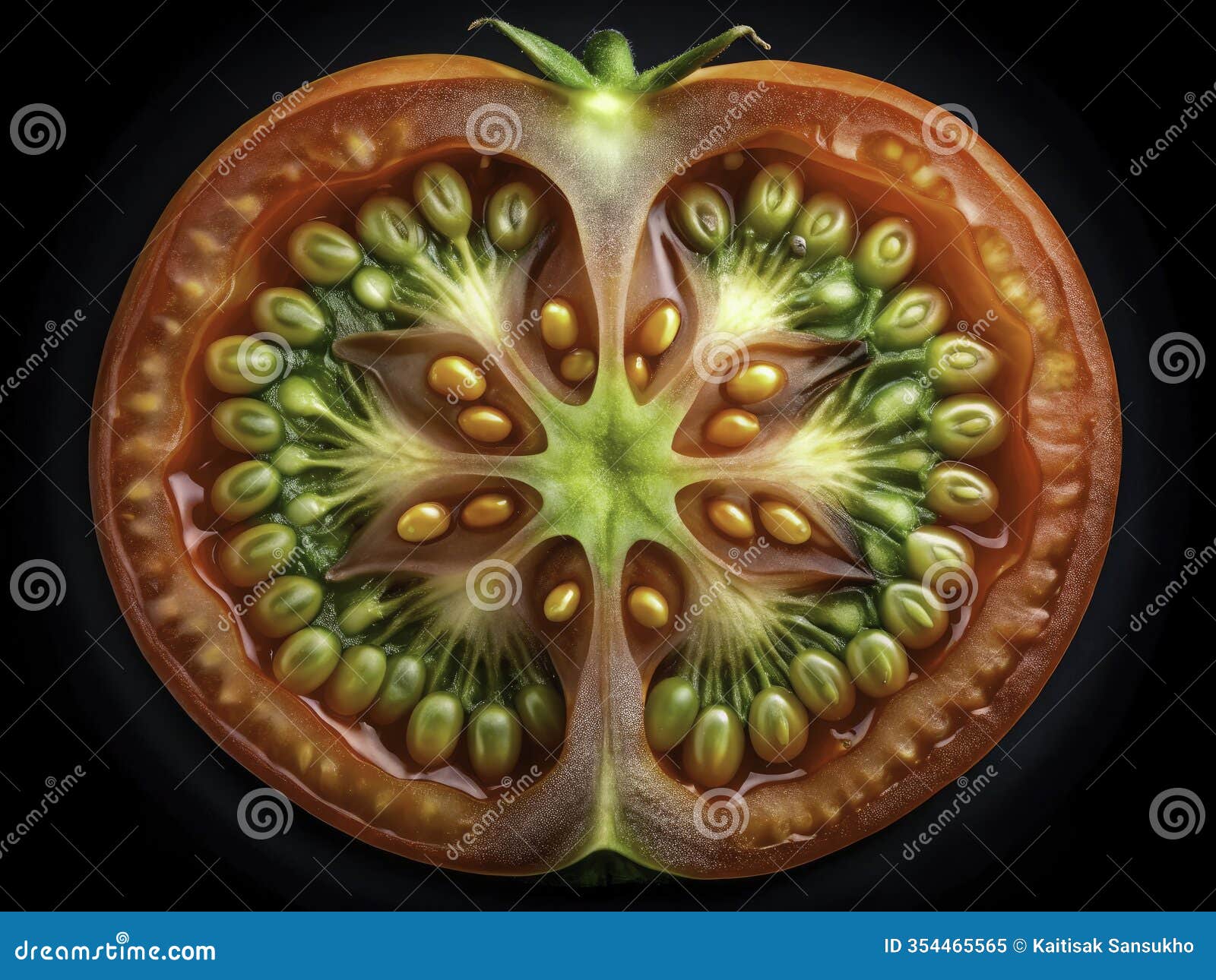 Unveiling the Secrets of a Tomato a Microscopic Exploration of Internal ...