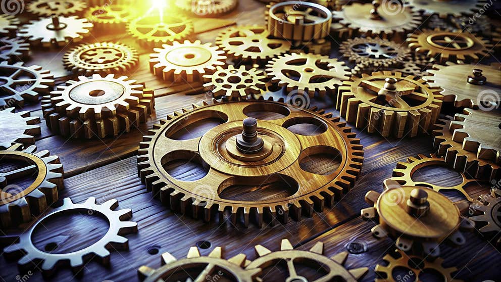 Unveiling Solutions Intricate Cog Wheels Emerging from a Jigsaw Puzzle ...