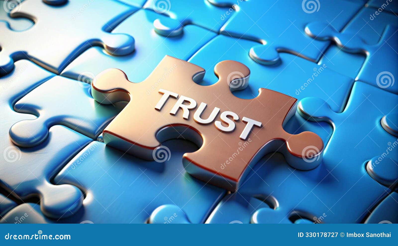 Unveiling Trust a Colorful 3D Puzzle Piece Render with Hidden Text AI ...